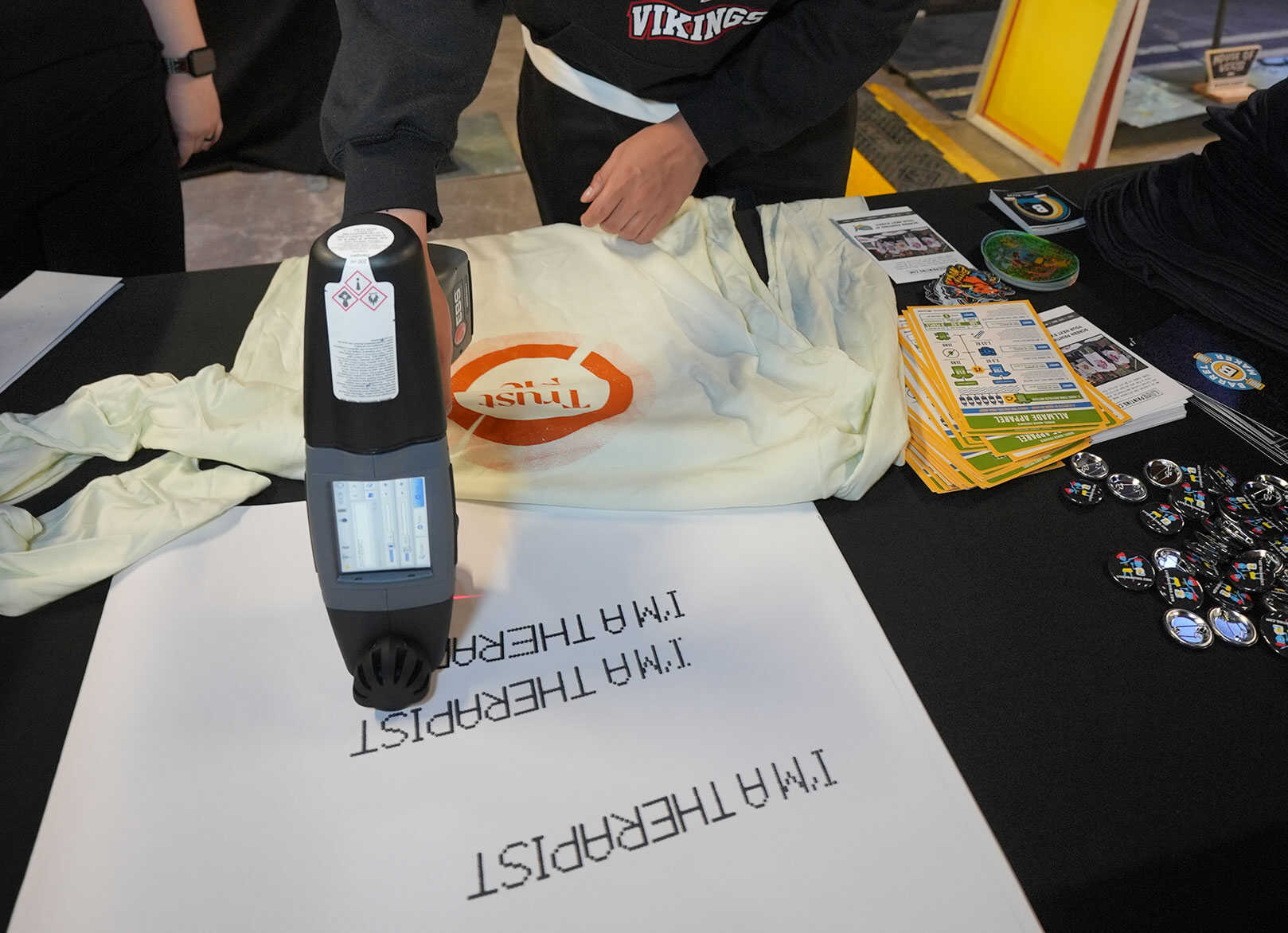 Live Printing | On Site Screen Printing Activations | Mobile Printing ...